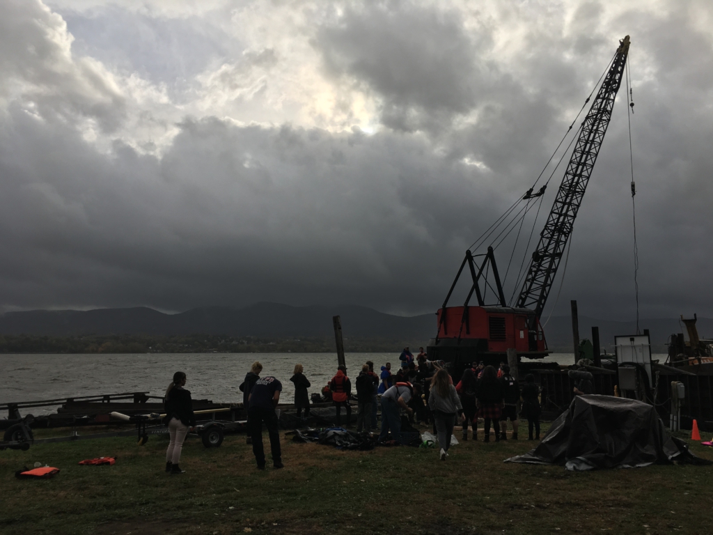 LISA GUZEK | Today on set: an unexpected thunderstorm